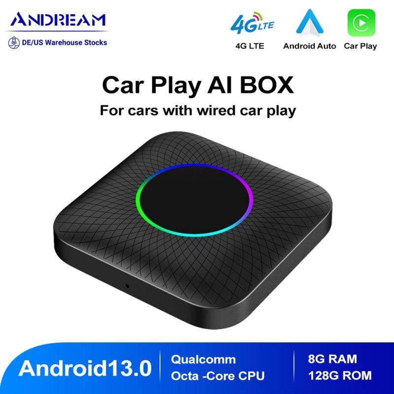 Andream Android 13 Carplay Ai Box With Wireless Android Auto Netflix ...
