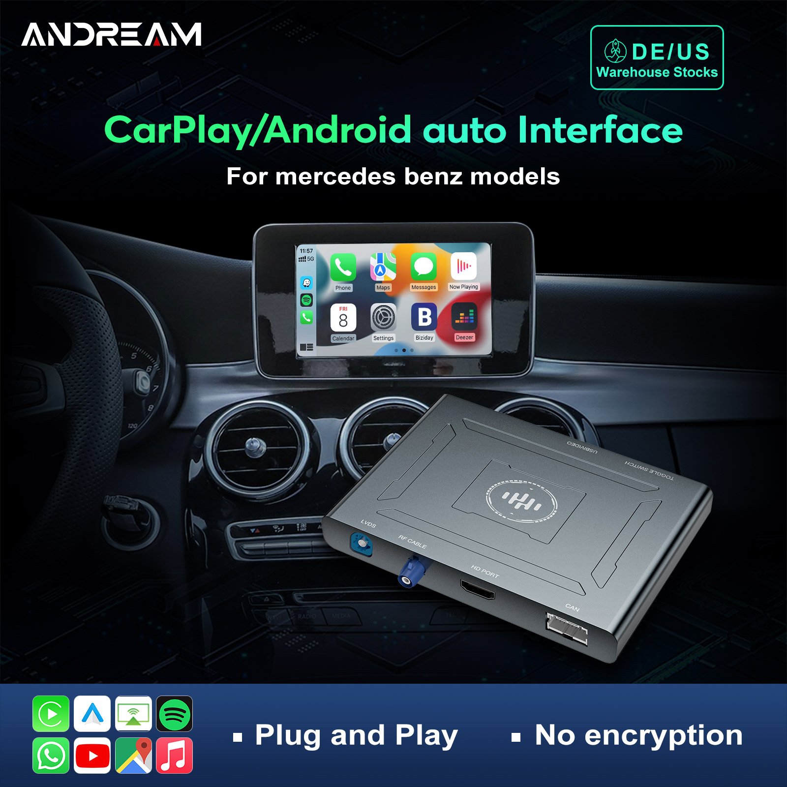 Wireless CarPlay MMI - Andream-EU