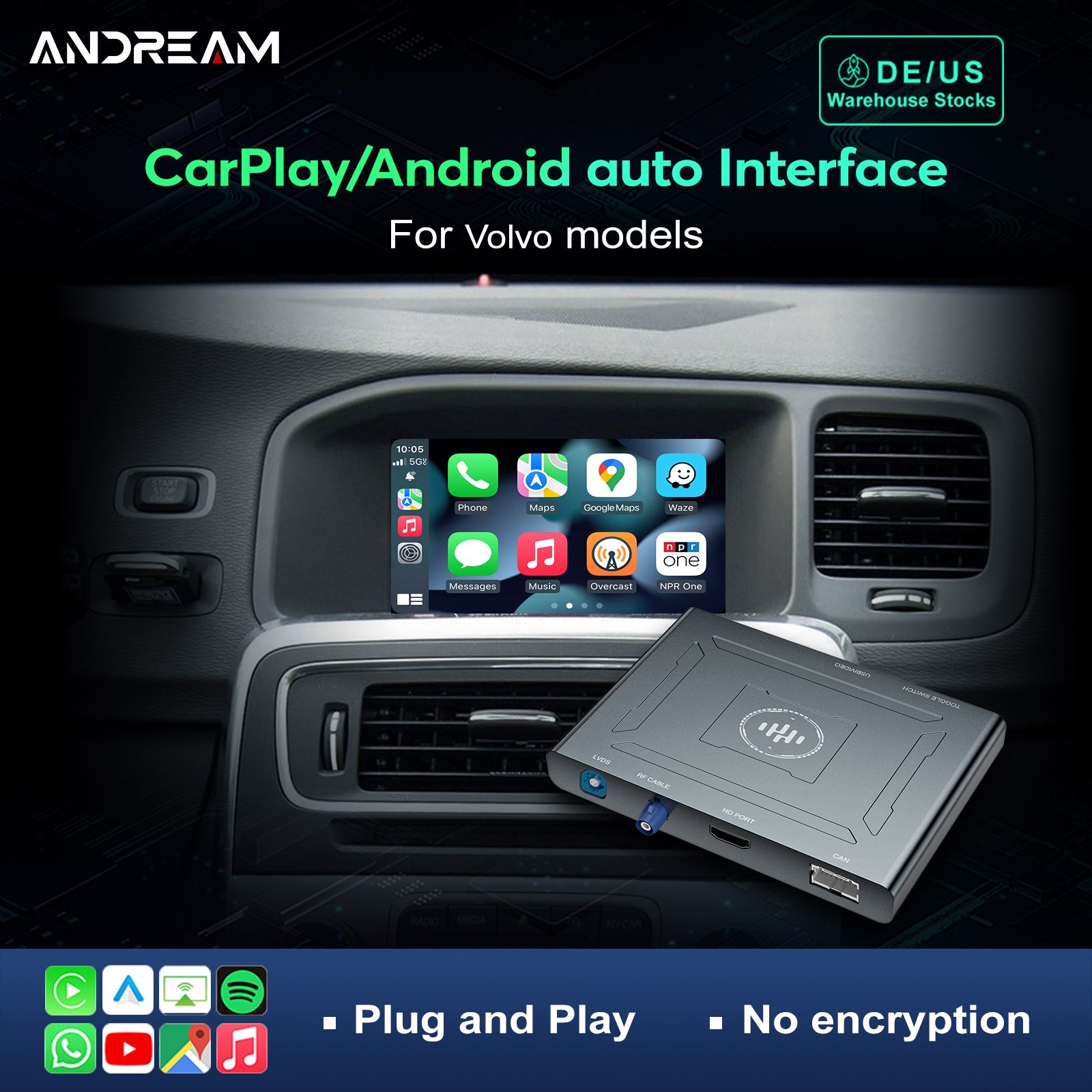 Wireless CarPlay MMI - Andream-EU