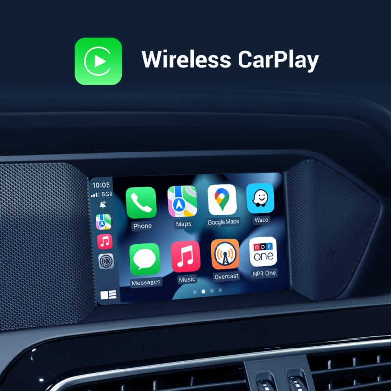 Andream Wireless CarPlay for Mercedes Benz A B C E CLA GLA GLK ML NTG4 ...